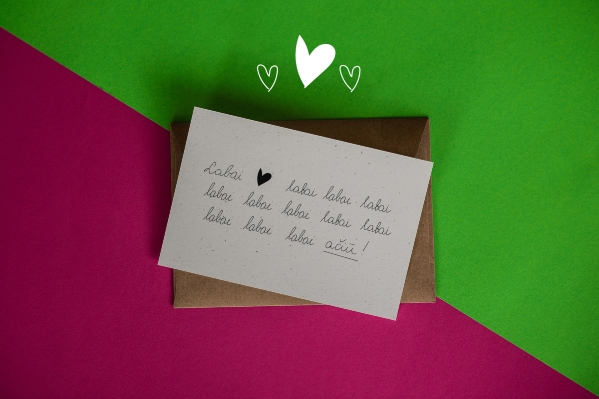 Atvirukas „Labai ačiū“ - Unique Symbols